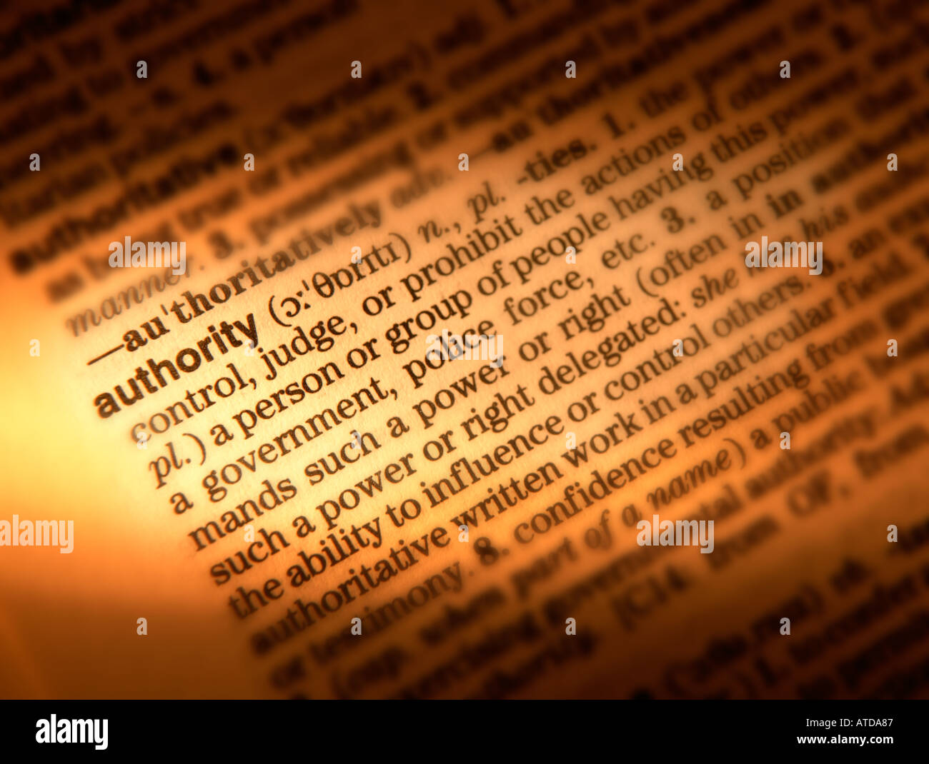 Authority page hi-res stock photography and images - Alamy