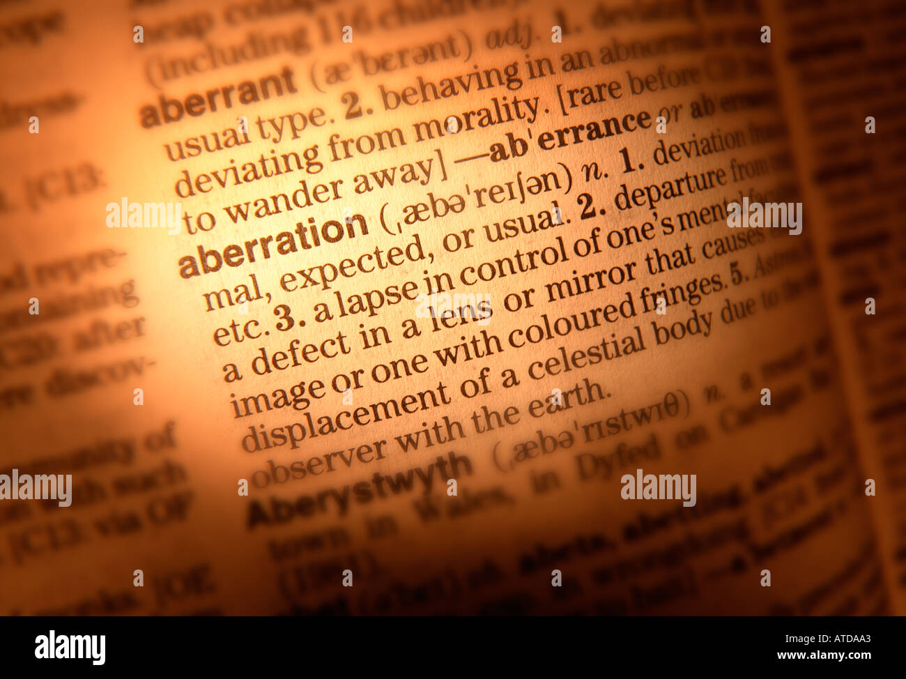 Aberration Definition
