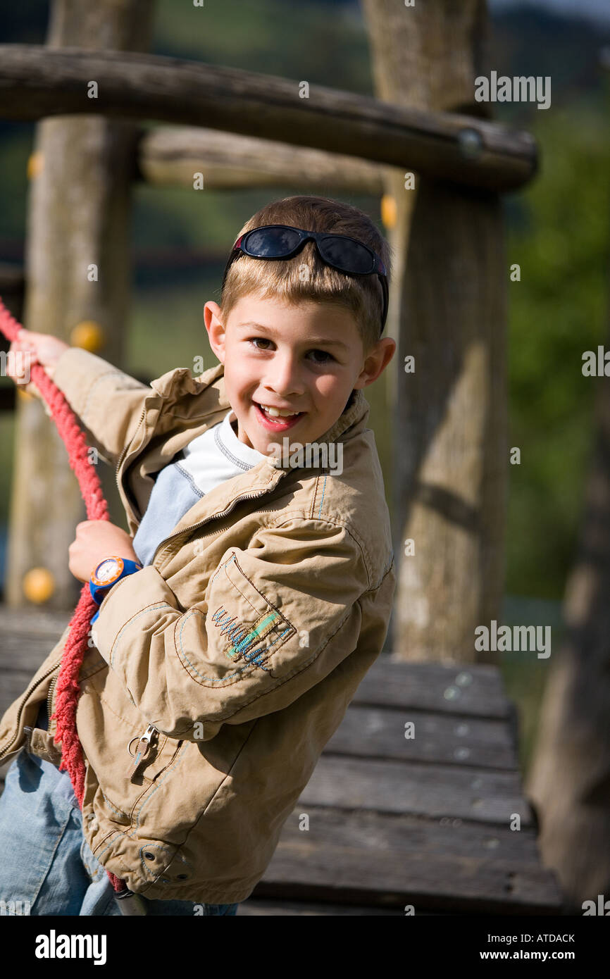 boy at the playground Stock Photo - Alamy