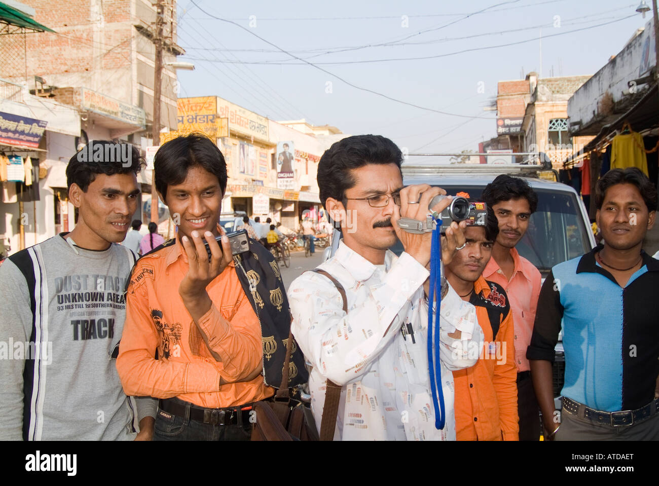 Indian people with camera Stock Photo - Alamy
