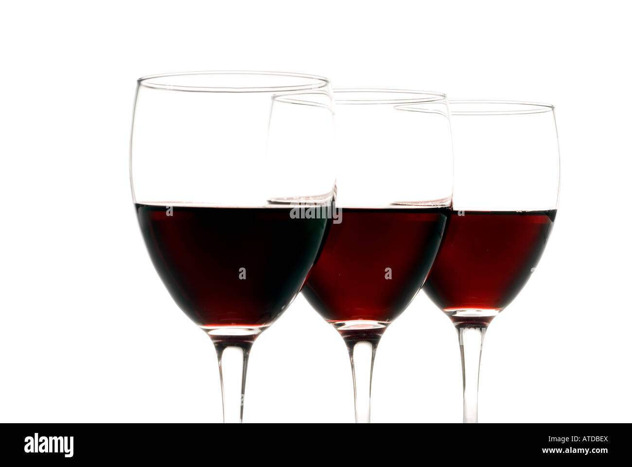 Three wine glass glasses hi-res stock photography and images - Alamy