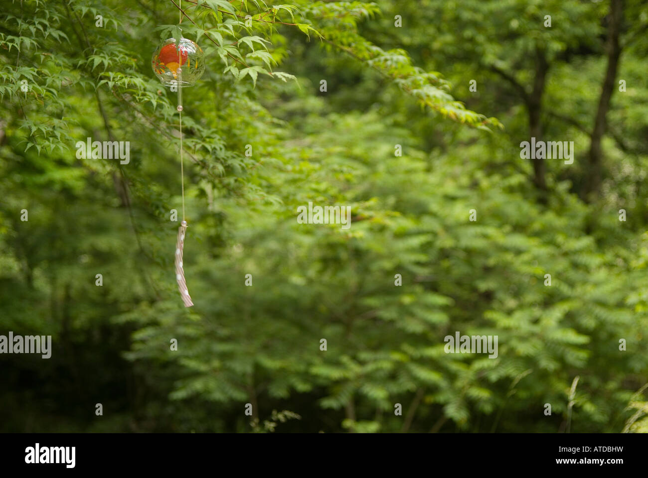 Wind chime horizontal hi-res stock photography and images - Alamy