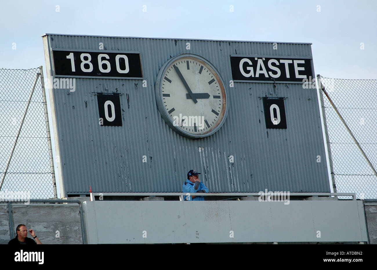 Football stadium scoreboard hi-res stock photography and images - Alamy
