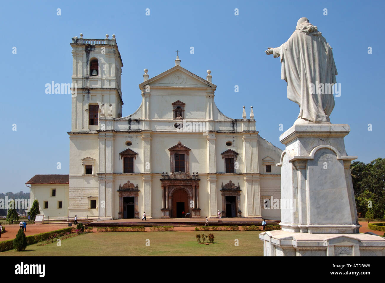 Se Cathedral, Old Goa, India Stock Photo - Alamy