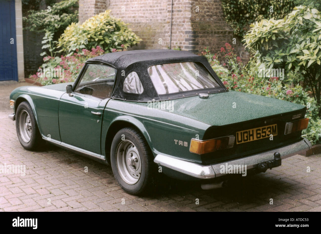 Triumph TR6 in british racing green front view enterprise motivation ...