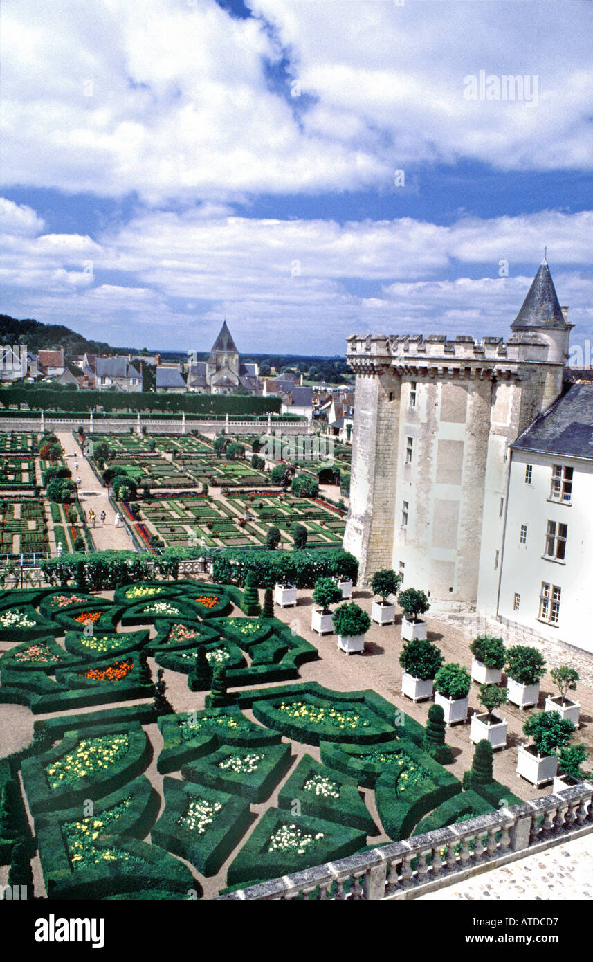 French Castles VILLANDRY "Loire Valley" France Renaissance Castle ...