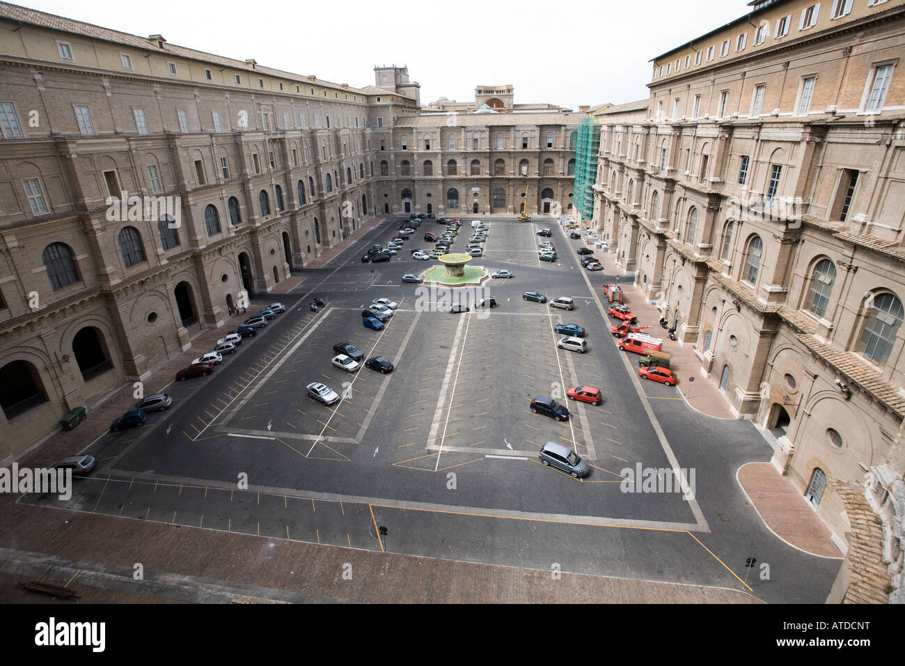 Belvedere courtyard, Vatican Stock Photo - Alamy