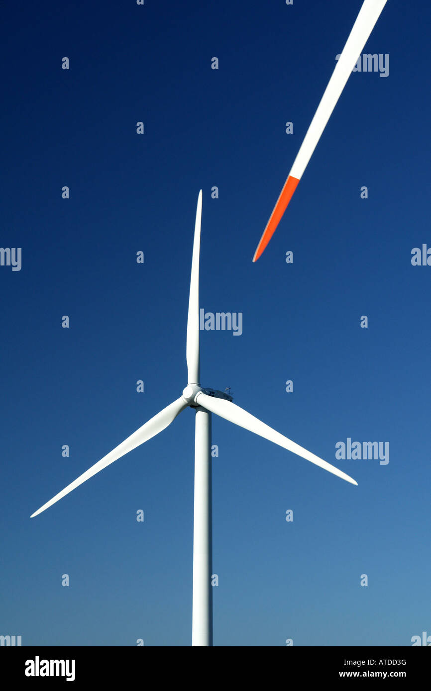 wind mill alternative energy power Stock Photo - Alamy