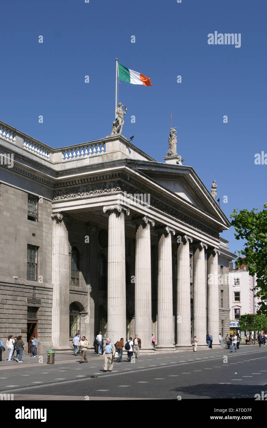The General Post Office GPO on O Connell Street Lower in Dublin Ireland ...