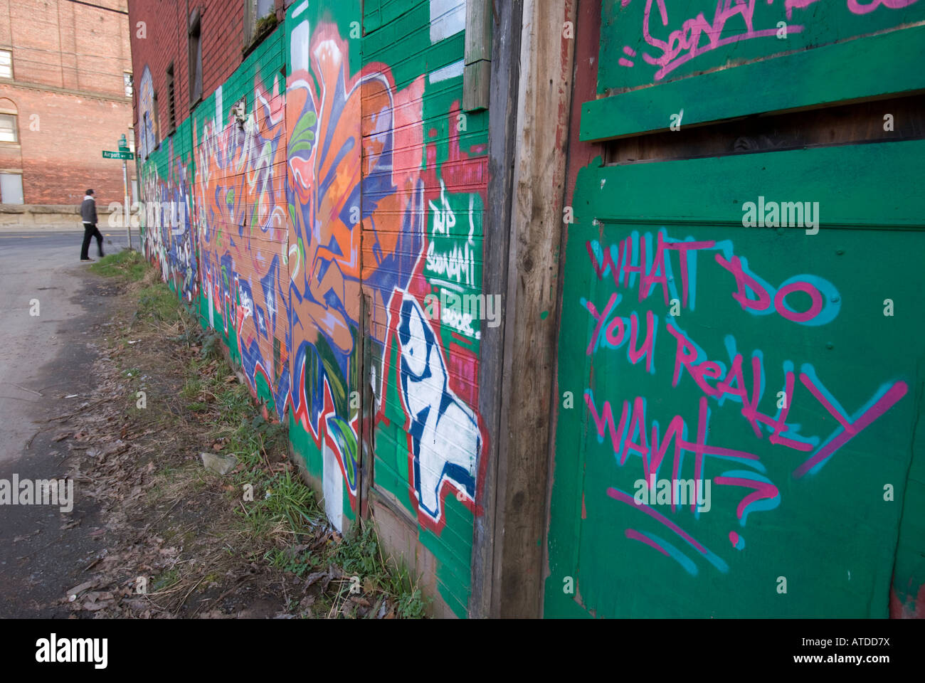 Graffiti in the Georgetown neighborhood of Seattle Stock Photo - Alamy