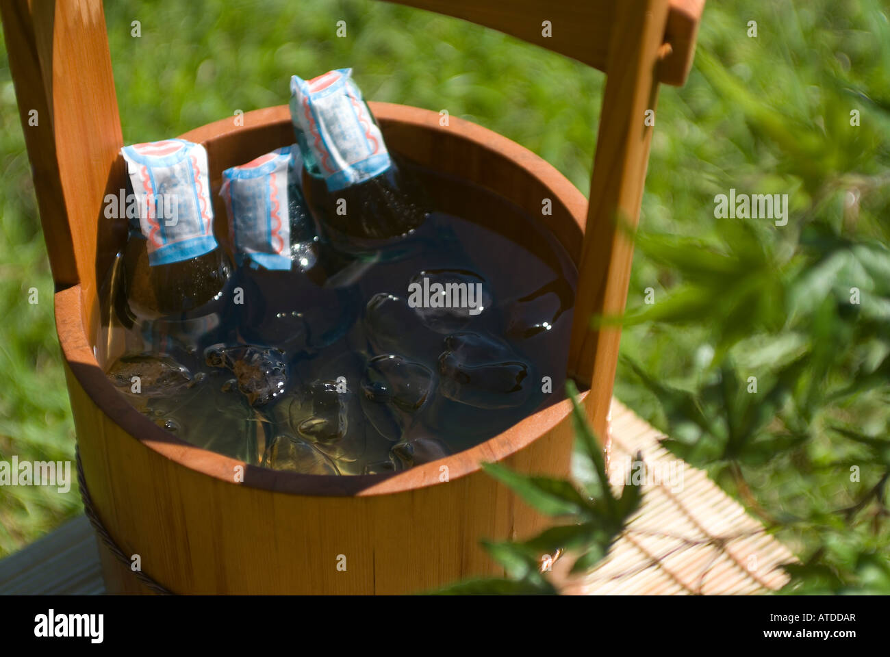 Bottles in tub hi-res stock photography and images - Alamy