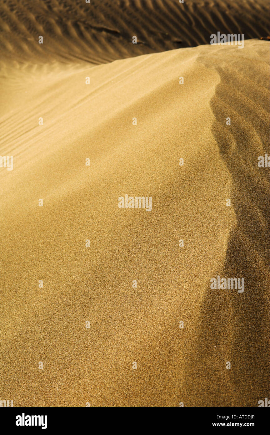 Closeup sand pile showing ripples ridges Stock Photo - Alamy