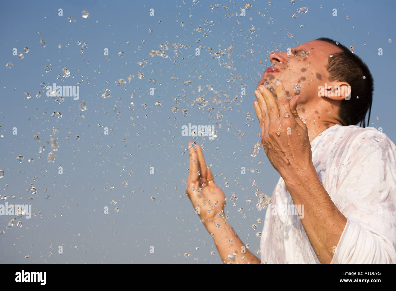 Dousing shower hi-res stock photography and images - Alamy