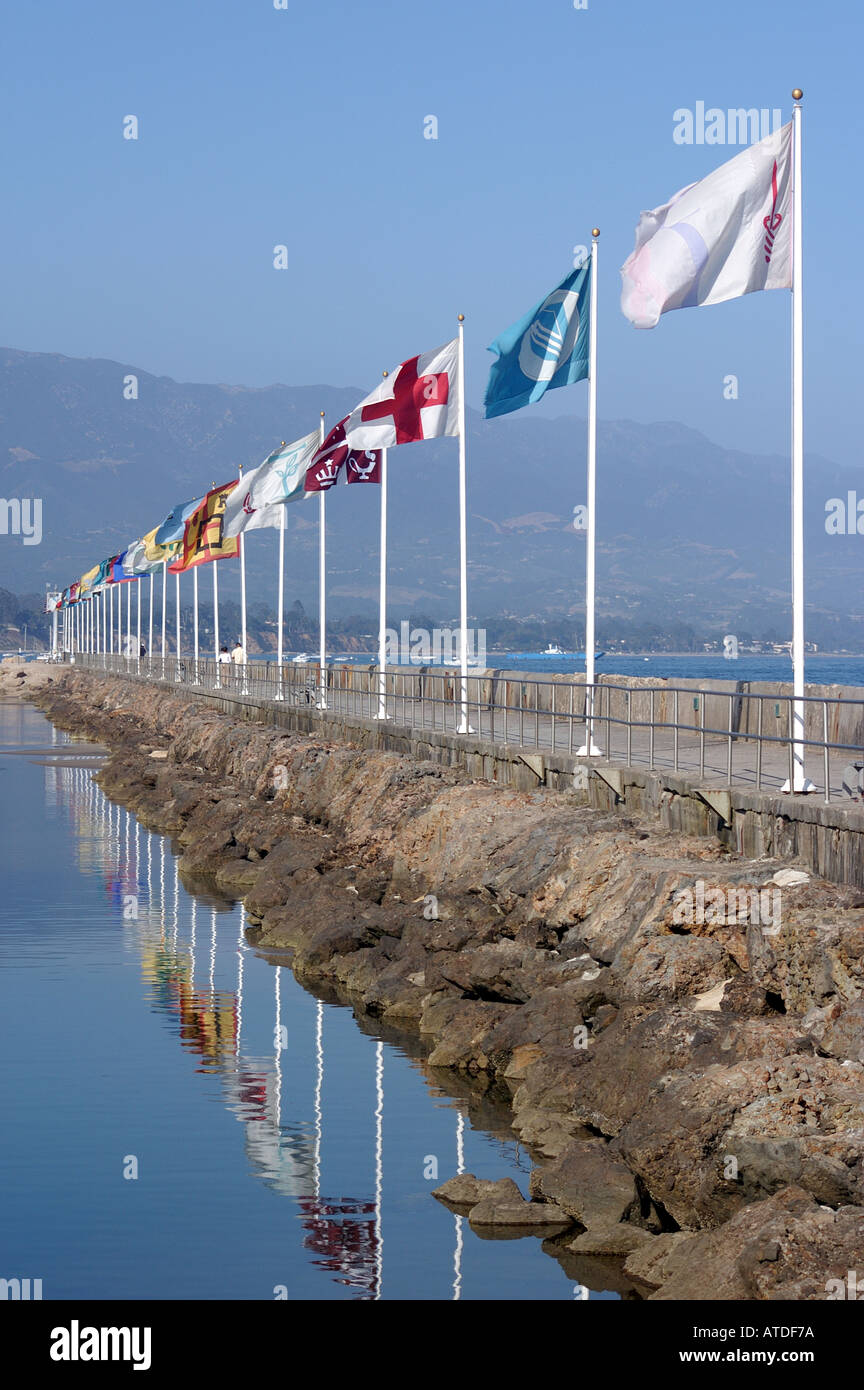 Break wall Flags Stock Photo - Alamy