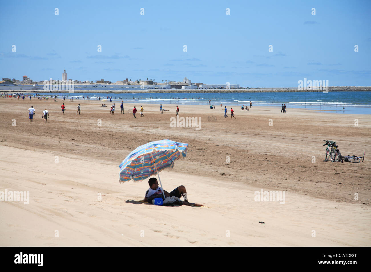 El Jadida Beach Haouzia Morocco North Africa Stock Photo - Alamy