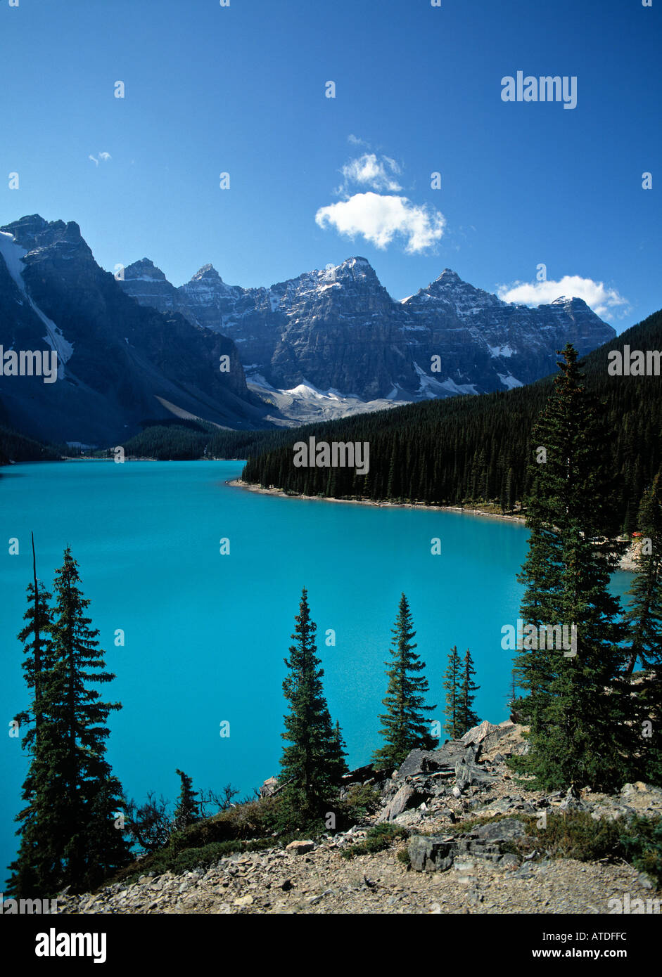 Morraine Lake, Banff National Park, Alberta, Canada Stock Photo - Alamy