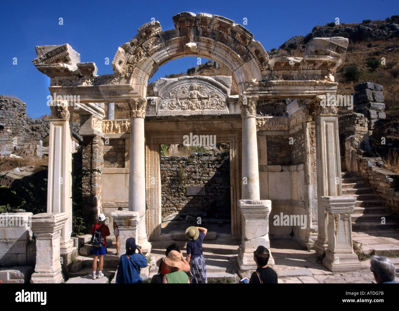 The Temple of Hadrian at Ephesus, Ionia (Turkey Stock Photo - Alamy