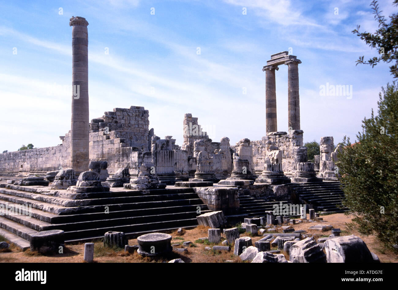 Didyma Temple of Apollo Greek Greece Turkish Turkey Stock Photo - Alamy