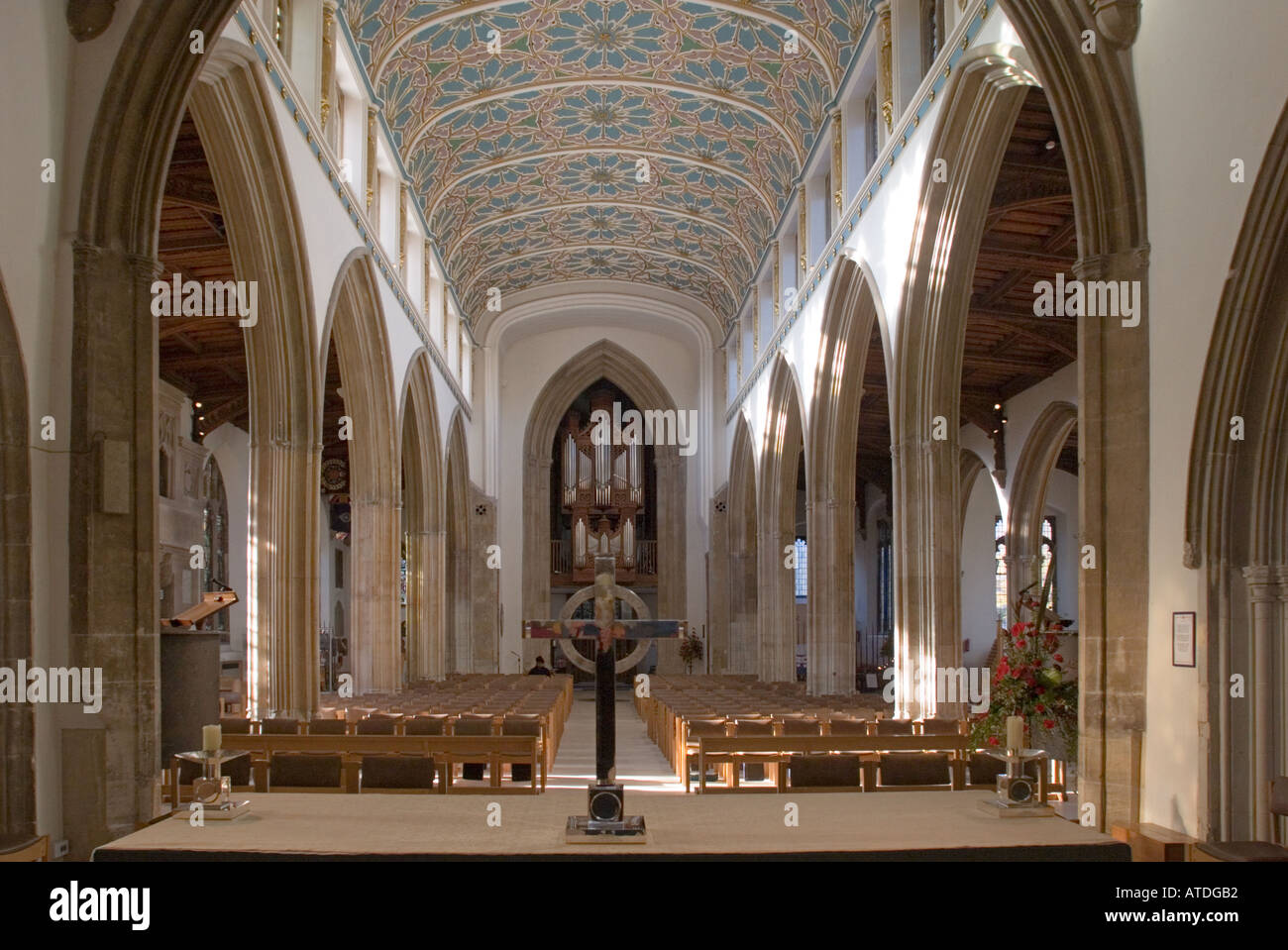 Interior of The Cathedral Church of St Mary St Peter and St Cedd ...