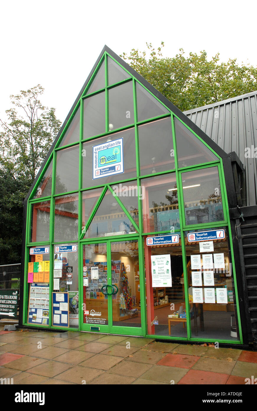 Tourist Information office in Stowmarket Suffolk East Anglia Stock ...