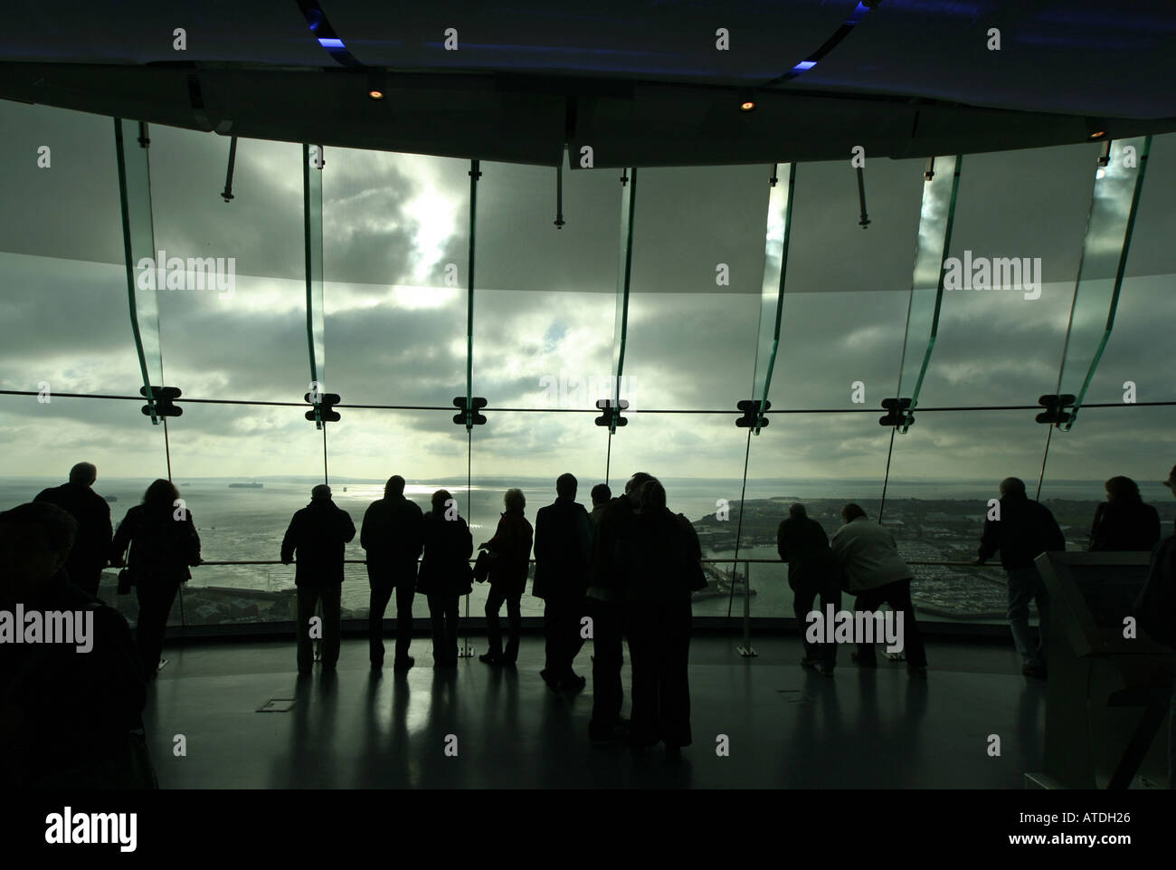Interior of the Spinnaker Tower in Portsmouth England Stock Photo - Alamy