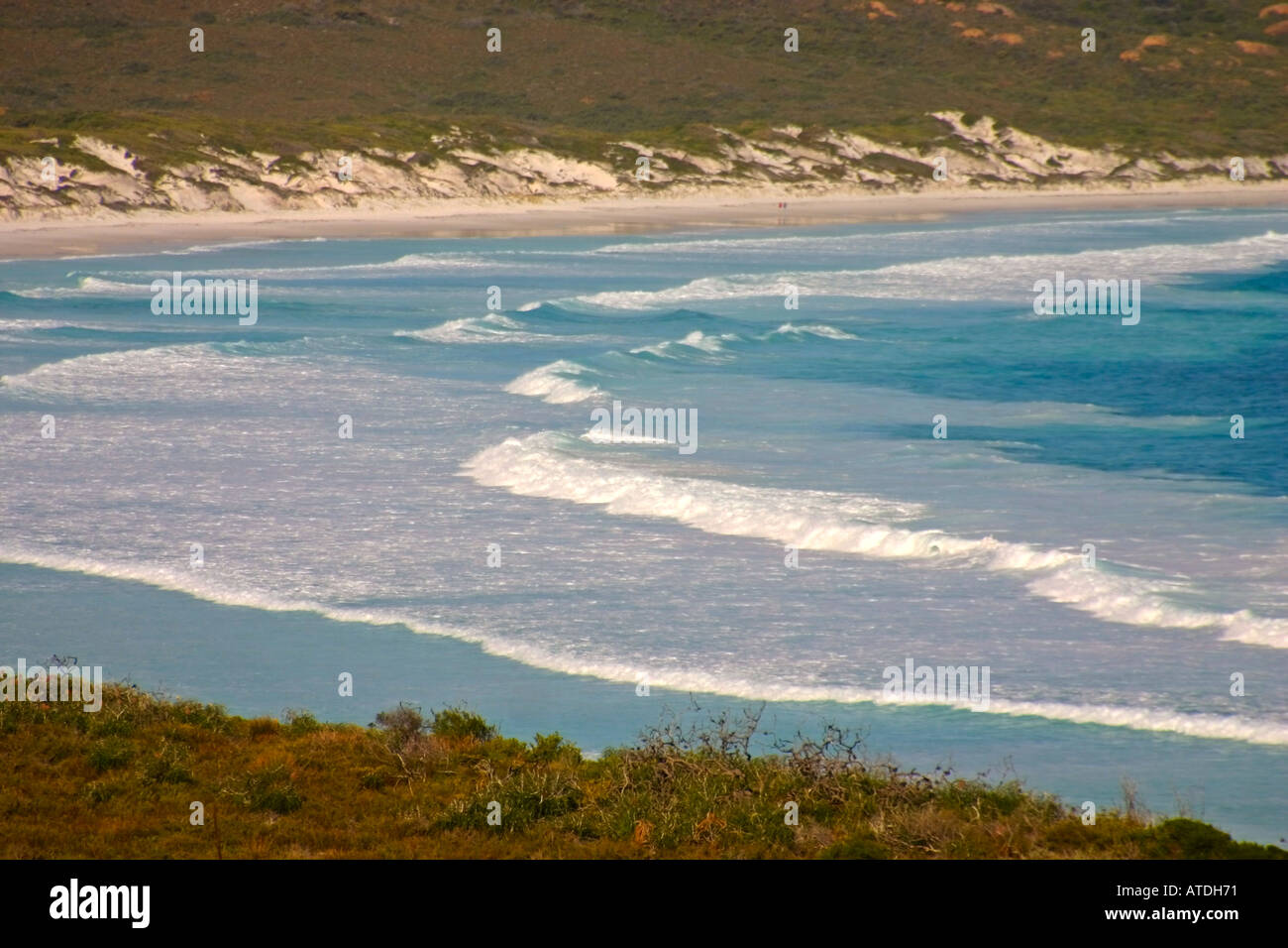 Rugged coastal views of the Southern Ocean along the Great Ocean Drive ...