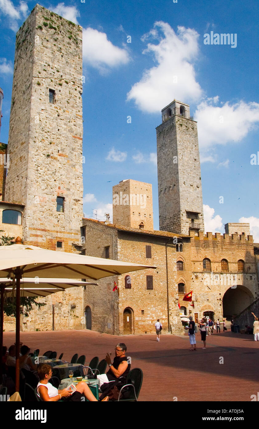 San Gimignano and its medieval towers Stock Photo - Alamy
