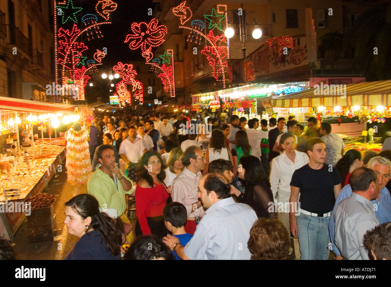 Street fair Naples Italy Stock Photo - Alamy