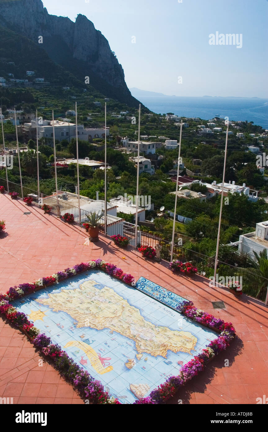 Map of capri italy hi-res stock photography and images - Alamy