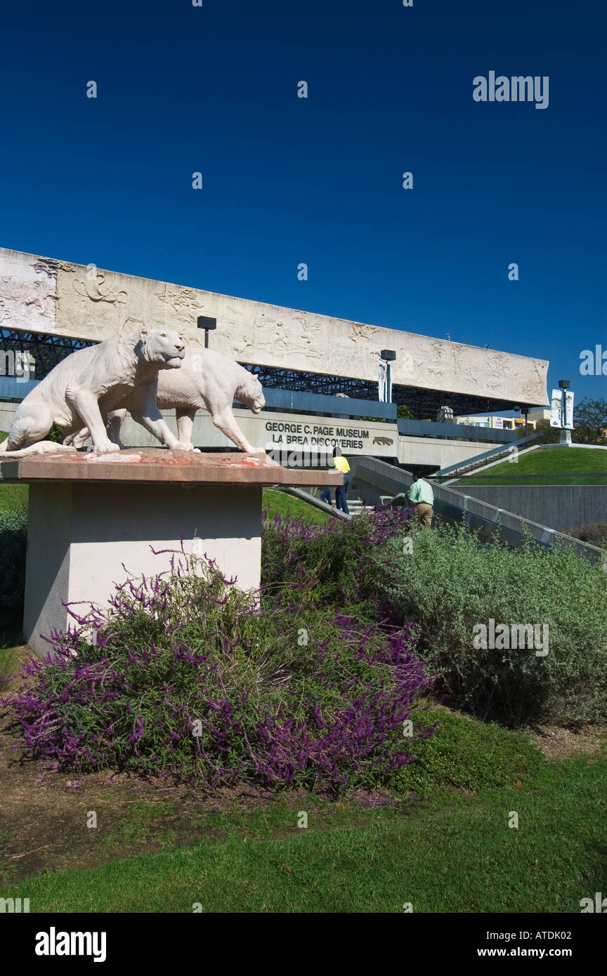 Page Museum La Brea Tar Pits Los Angeles California Stock Photo - Alamy