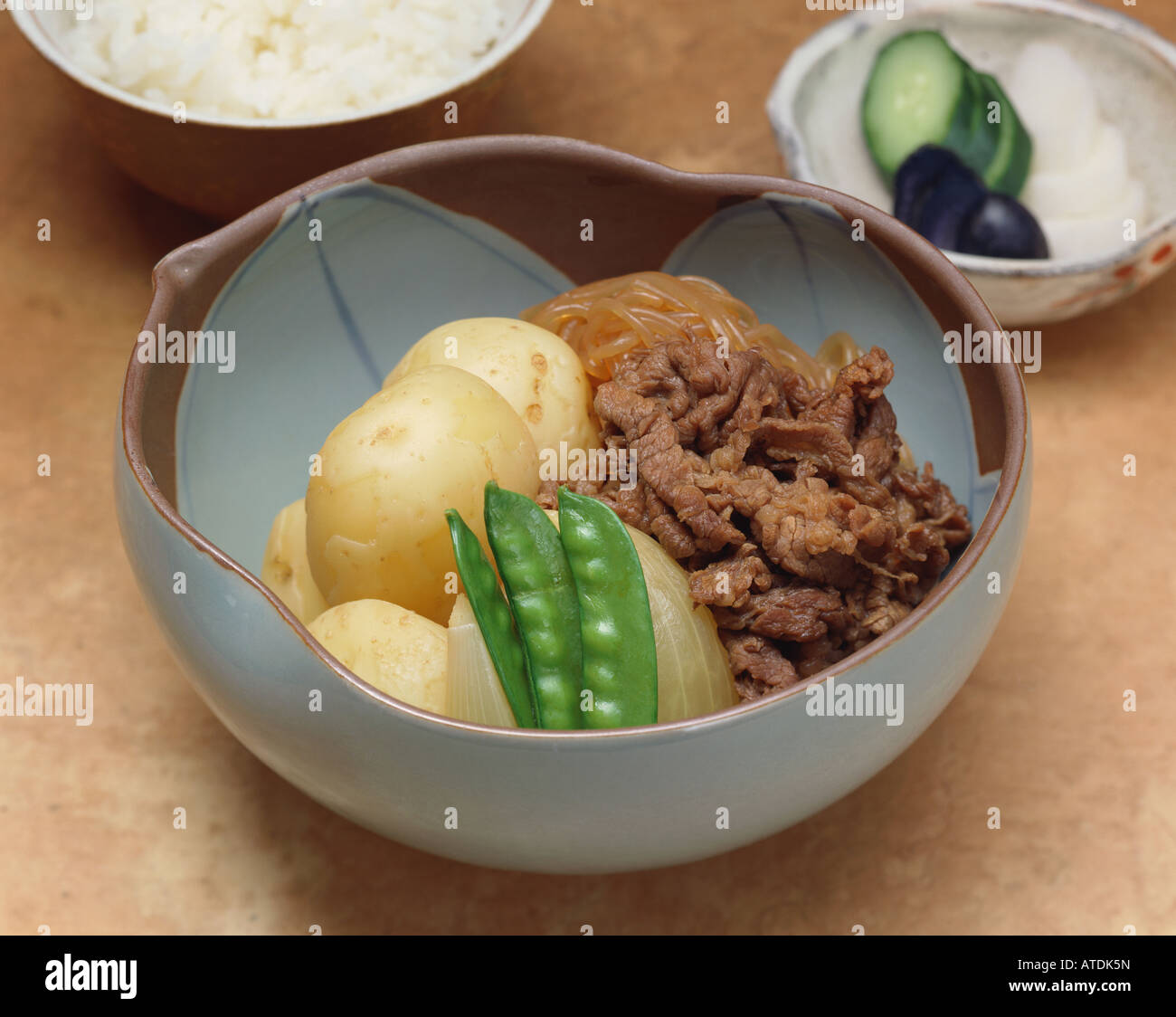 Bowl of Japanese food Stock Photo - Alamy