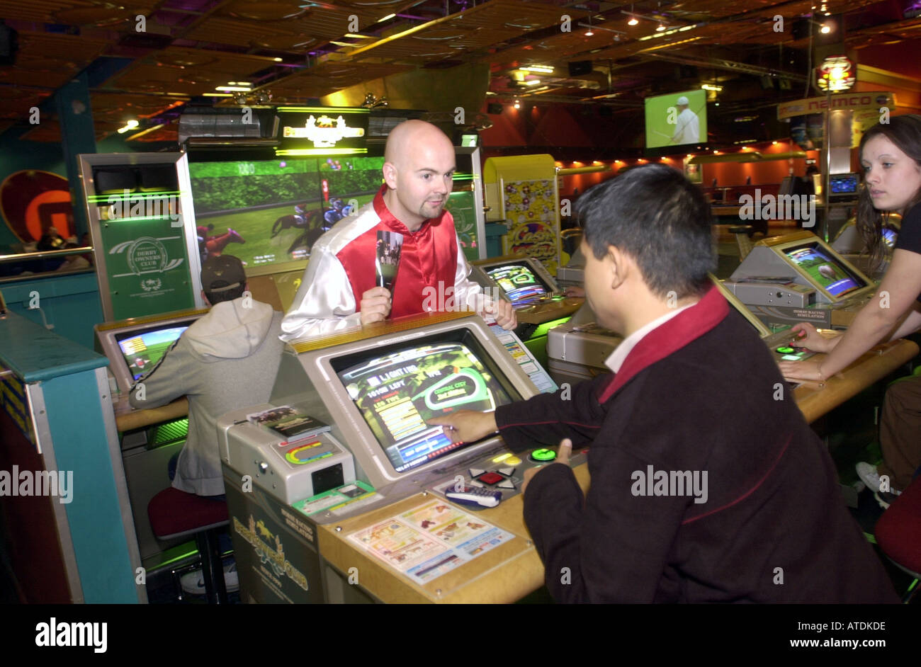 Namco video games consol UK. Photograph by Ian Miles. 07870 597313 ...