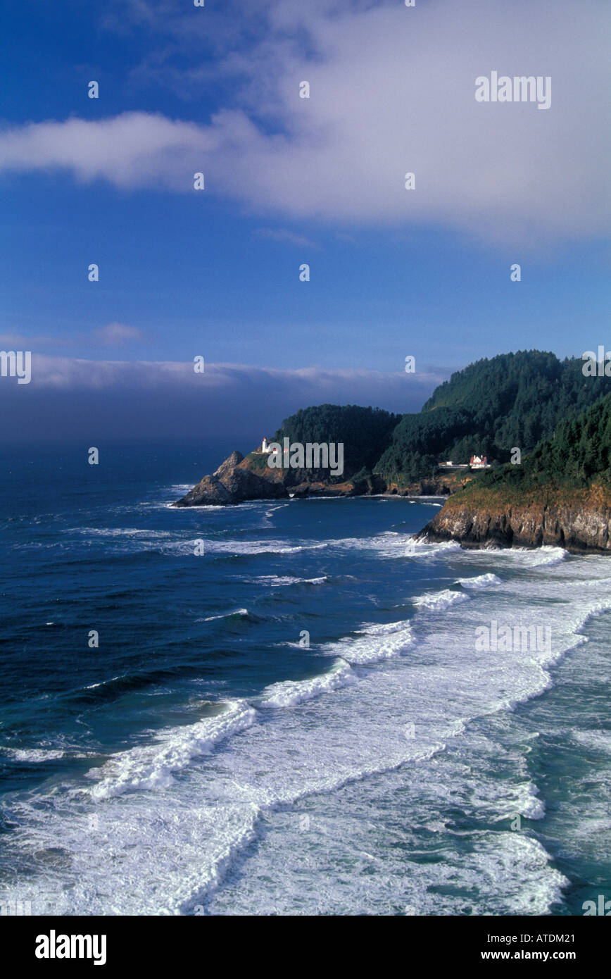 Heceta Head Lighthouse and historic lighthouse keepers residence at ...