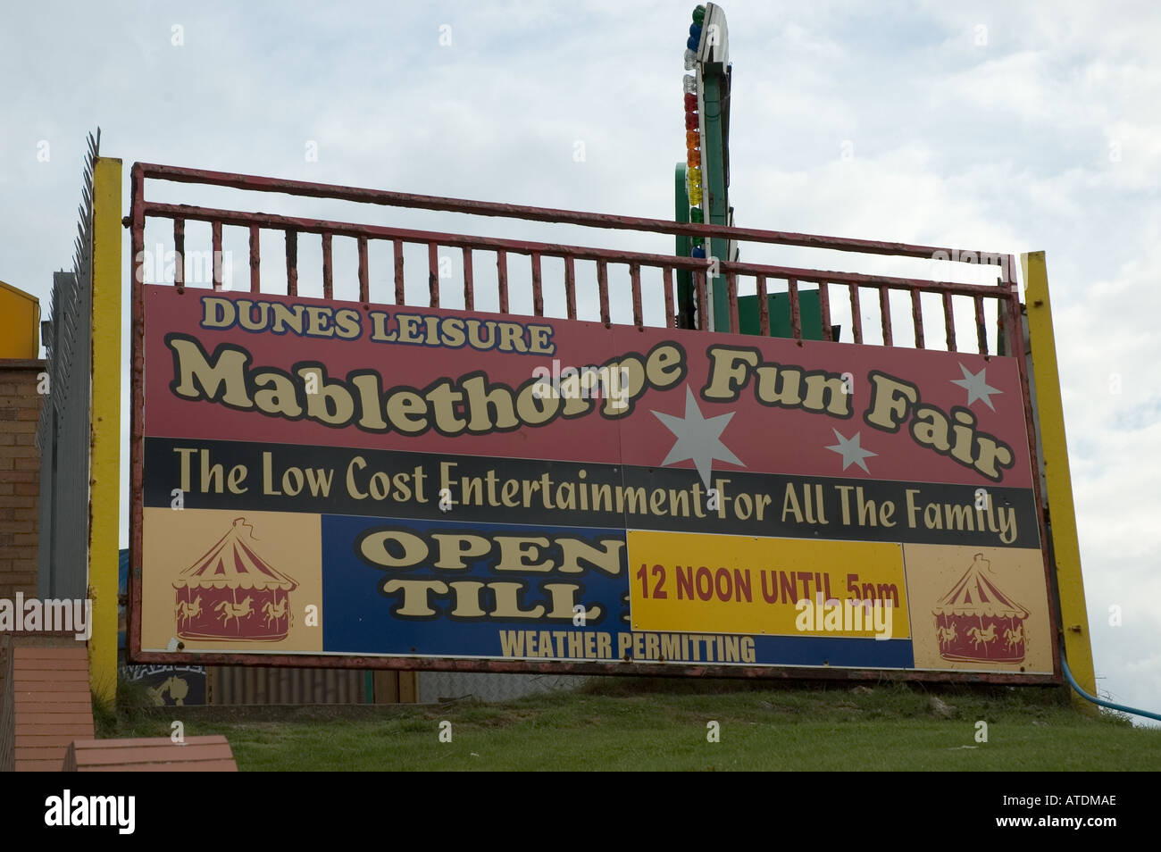 Fun Fair at Mablethorpe Lincolnshire England UK Stock Photo - Alamy