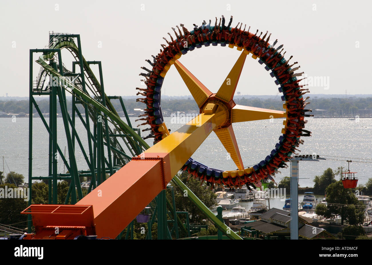 Cedar Point Ride Stock Photo - Alamy