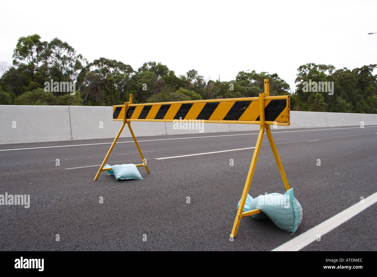 NEW ROADWORK SUNSHINE COAST QUEENSLAND Stock Photo - Alamy