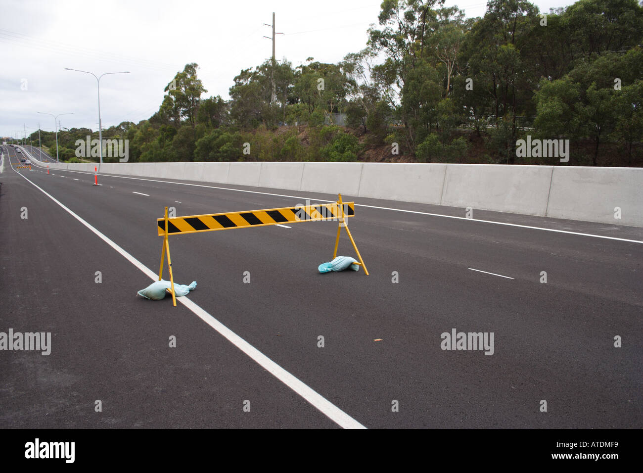 NEW ROADWORK SUNSHINE COAST QUEENSLAND Stock Photo - Alamy