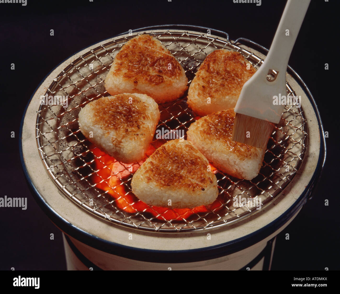 Baked rice balls Stock Photo - Alamy