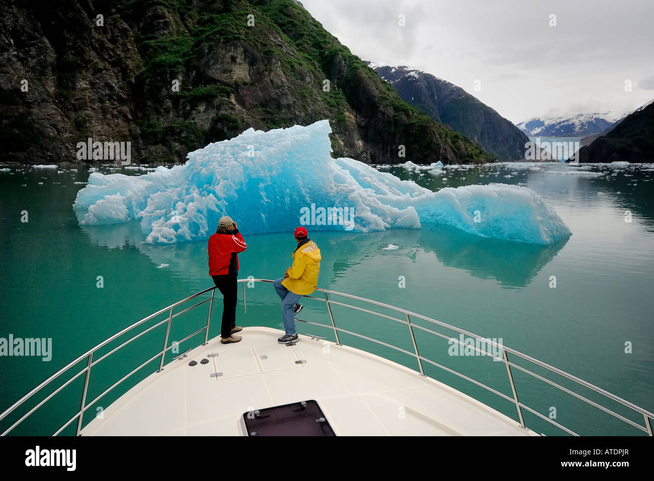 Cruising the Inside Passage Tracy Arm Alaska Pacific Ocean Stock Photo ...