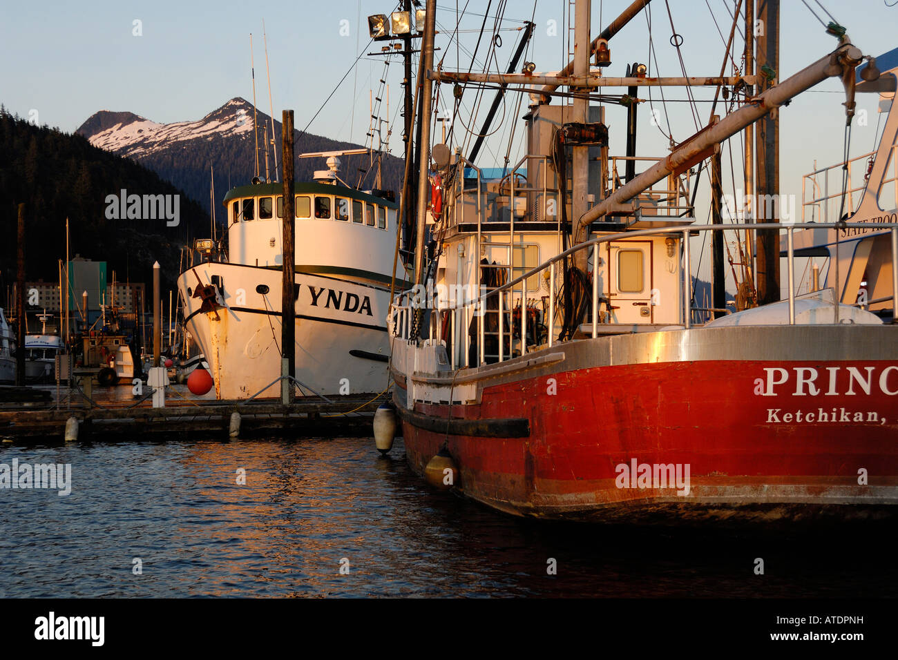 Ketchikan Harbor Inside Passage Alaska Stock Photo - Alamy