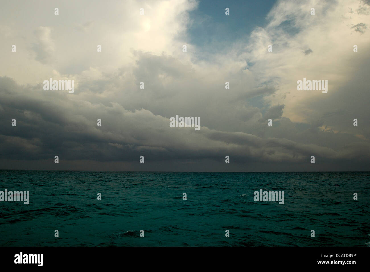 Storm over ocean Bahamas Atlantic Ocean Stock Photo - Alamy