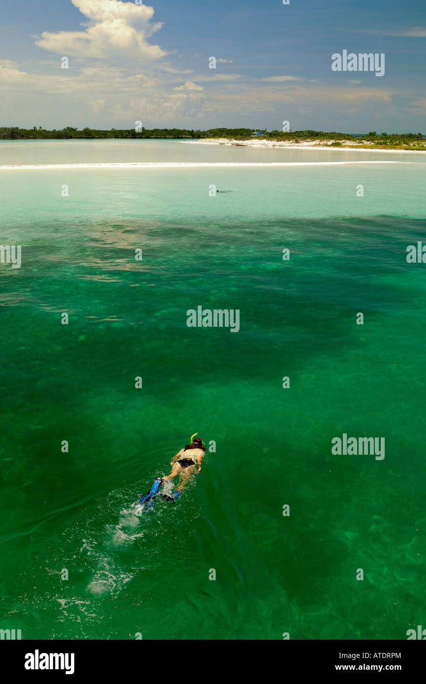 Snorkeling on Double Breasted Cay Ragged Island Chain Bahamas Atlantic ...