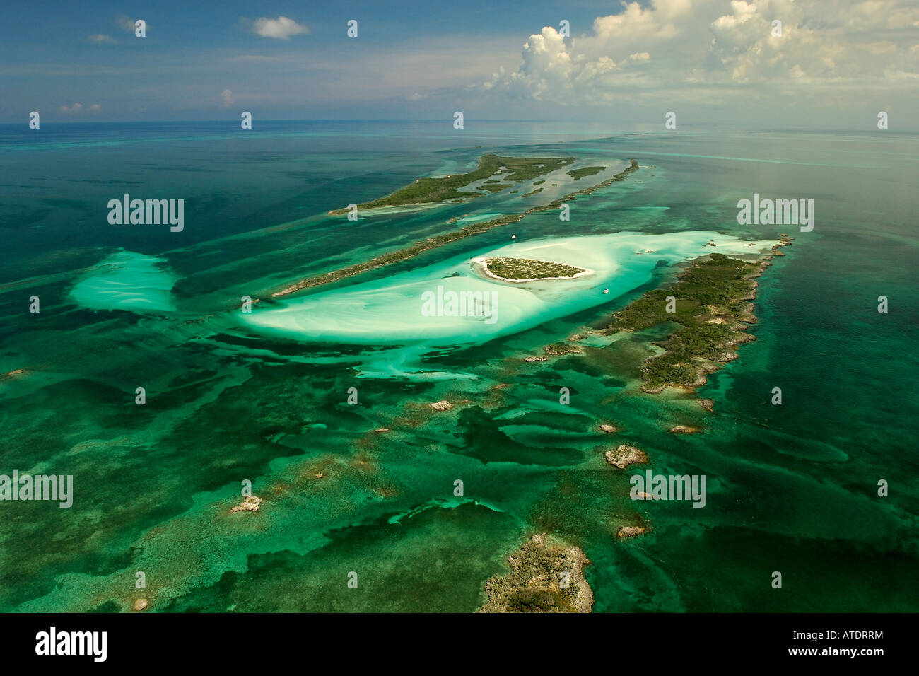Double Breasted Cay Ragged Island Chain Bahamas Atlantic Ocean Stock ...