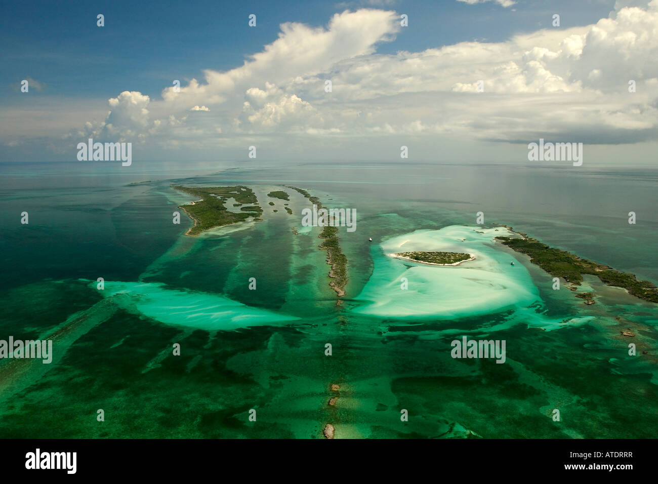 Double Breasted Cay Ragged Island Chain Bahamas Atlantic Ocean Stock ...