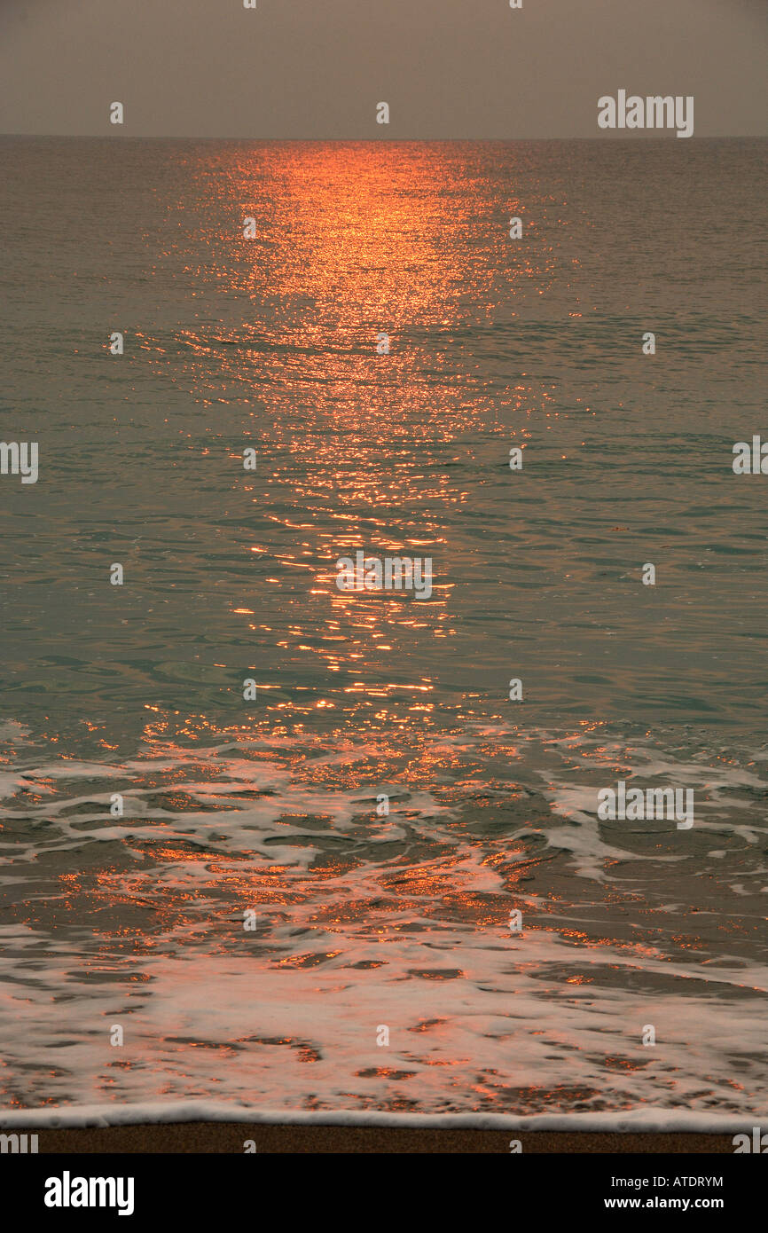 Sunrise Atlantic Ocean Stock Photo - Alamy