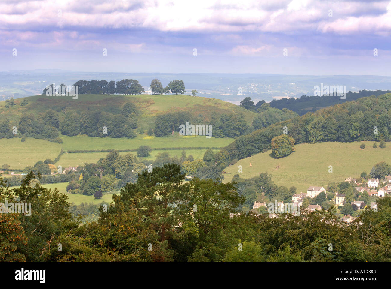 Uley bury with downham hill hi-res stock photography and images - Alamy