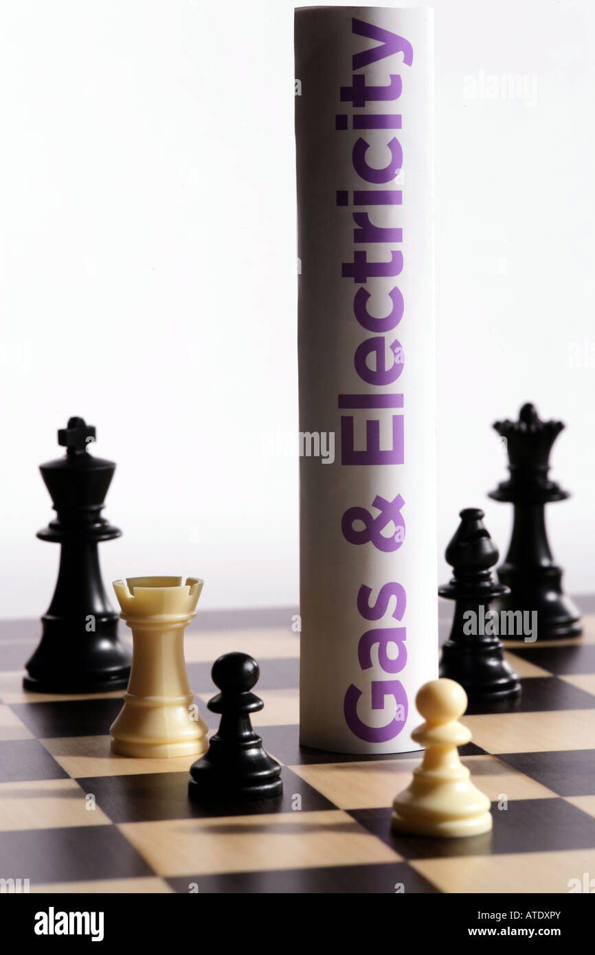 "Gas and electricity bill Stock Photo - Alamy