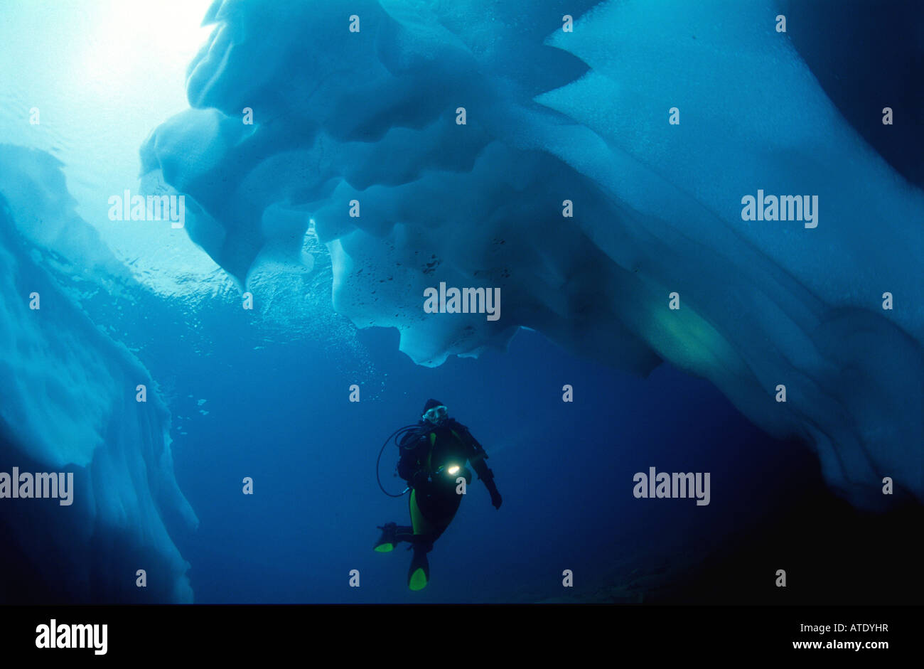 Ice diving alps hi-res stock photography and images - Alamy