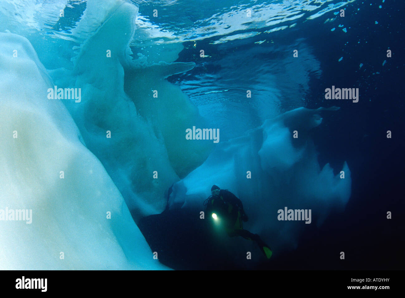 Ice diving alps hi-res stock photography and images - Alamy