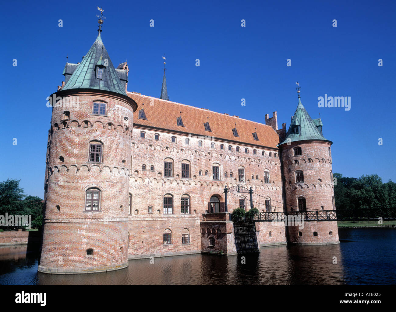 Egeskov Castle, Funen, Denmark Stock Photo - Alamy